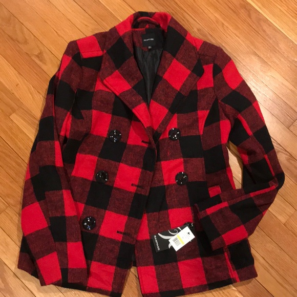 Rampage | Jackets & Coats | Nwt Rampage Buffalo Check Coat | Poshmark